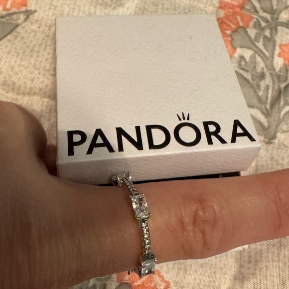 Pandora | Jewelry | Pandora Silver Band Ring Minimalist Design | Poshmark